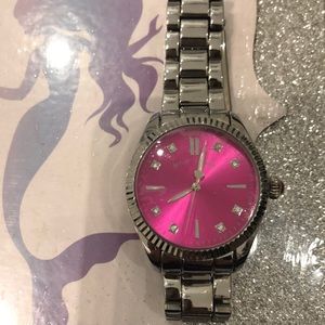 Betsey Johnson | Accessories | Betsey Johnson Hot Pink Watch | Poshmark